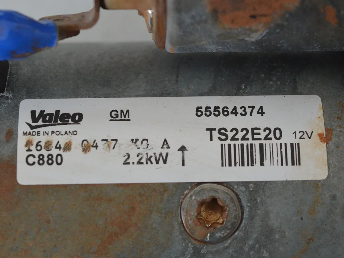 Motor de partida arranque da S10 2.8 4X4 Diesel 2012/... | Tumbo ...