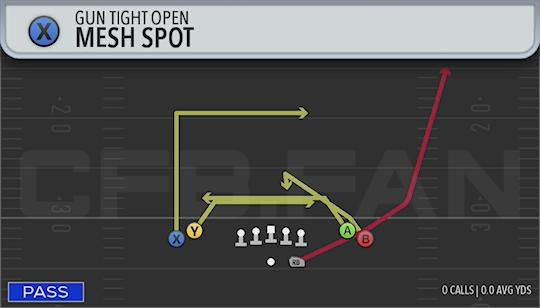 Mesh Spot in Gun Tight Open - CFB - CFB.FAN