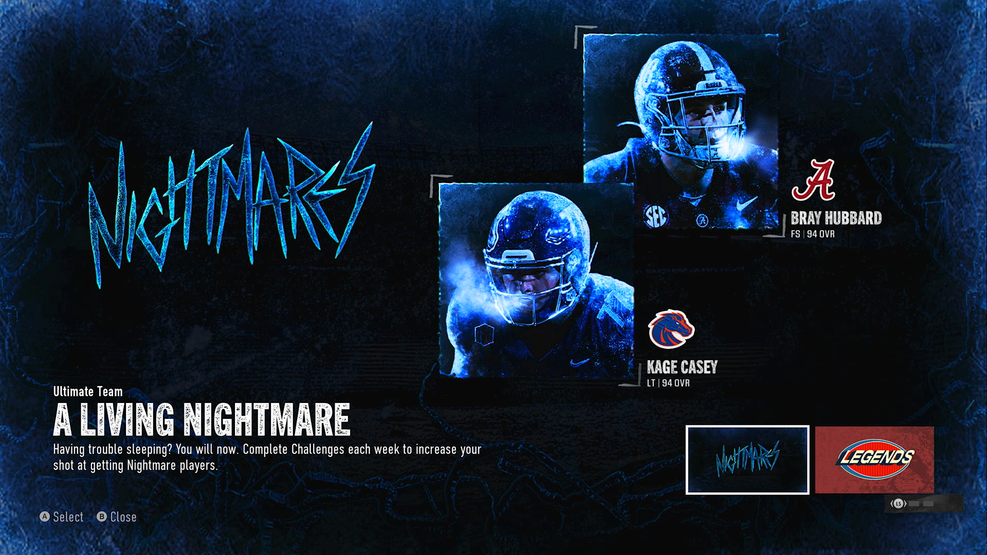Nightmares: Bray Hubbard, Kage Casey, and LTD Jeremiah Smith - CFB.FAN