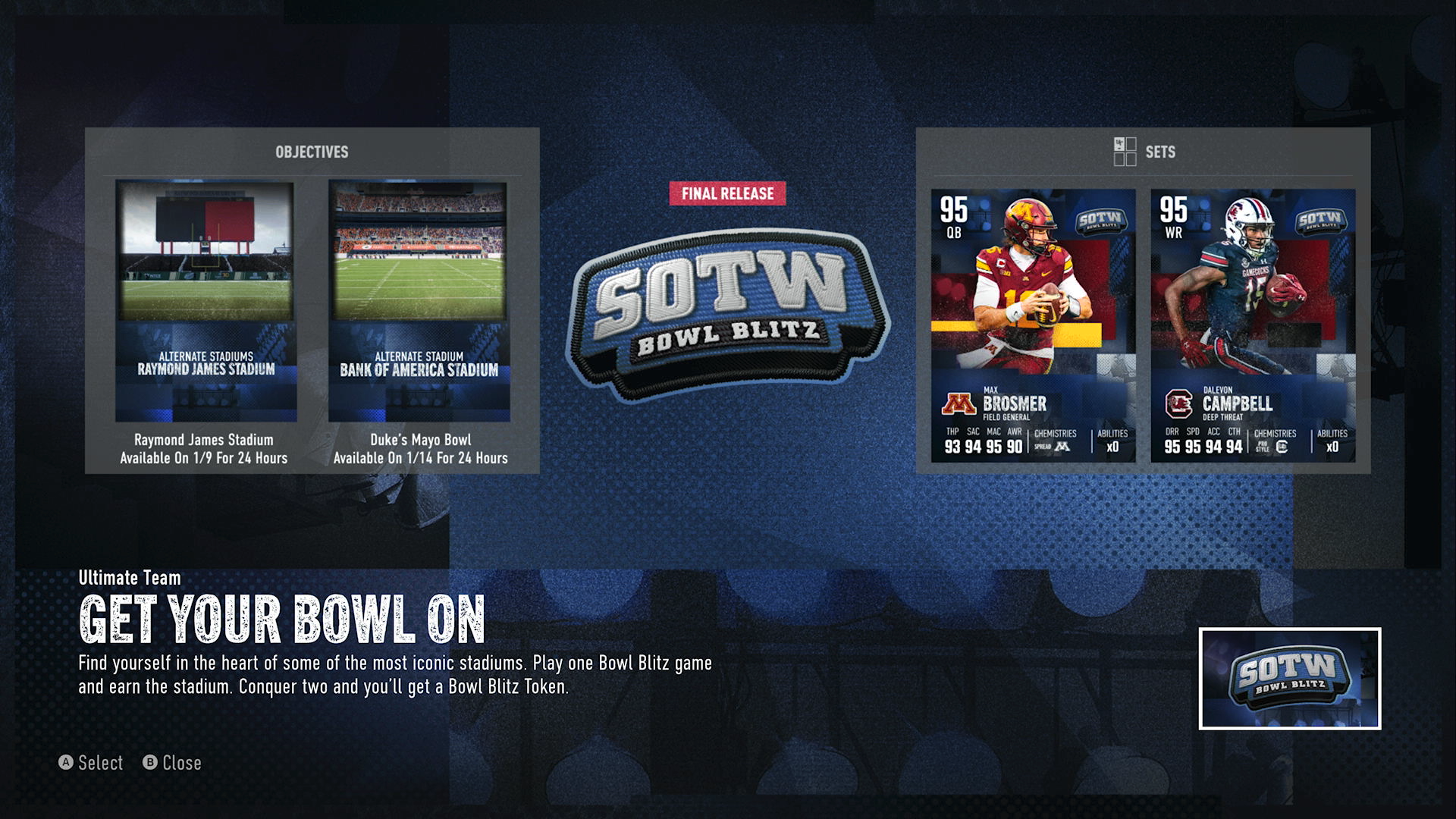 SOTW - Bowl Blitz: LTD LaMichael James, Max Brosmer, Sage Ryan, and more - CFB.FAN