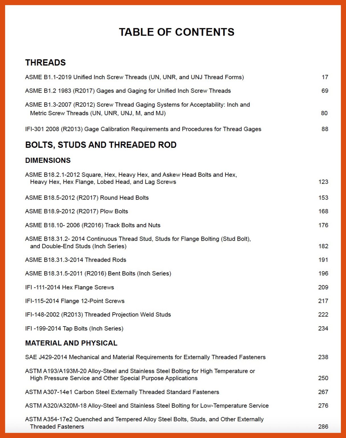 IFI Book of Fastener Standards, 2024 (12th) Edition - Industrial ...