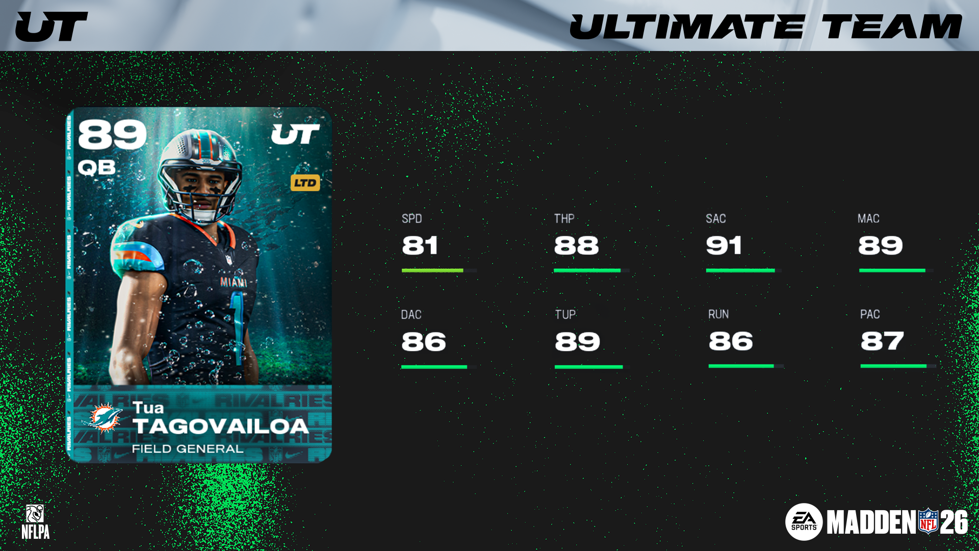 NFL Rivalries: Tua Tagovailoa and Mack Wilson Sr - MUT.GG