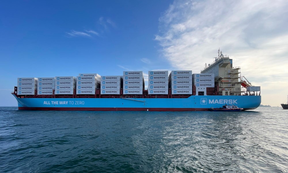 Amazon ships goods on Maersk’s first-ever zero-emissions container ...