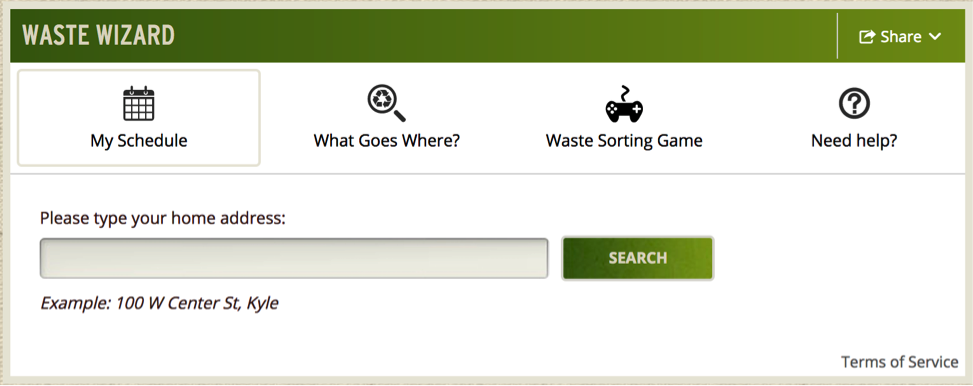 Introducing the Waste Wizard! - The Austin Common