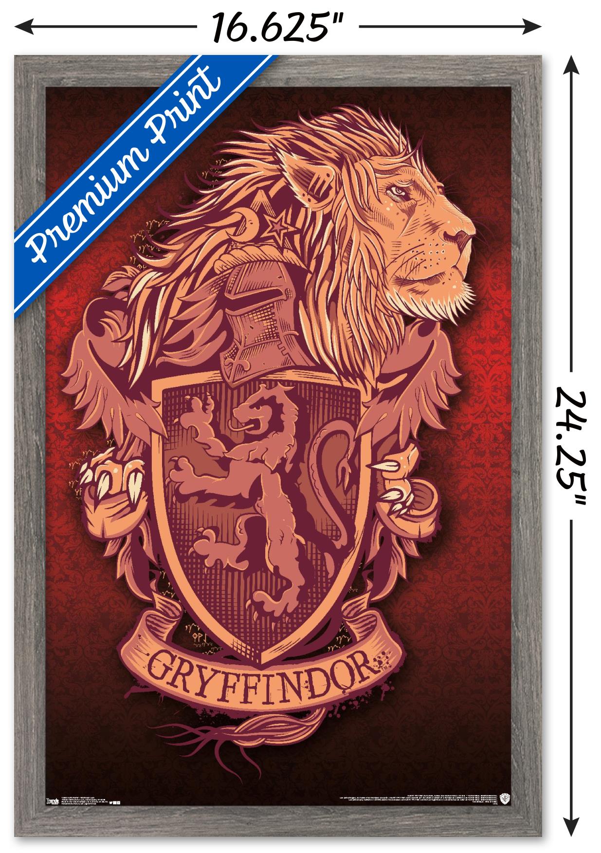 The Wizarding World: Harry Potter - Gryffindor Lion Crest 14x22 Poster ...