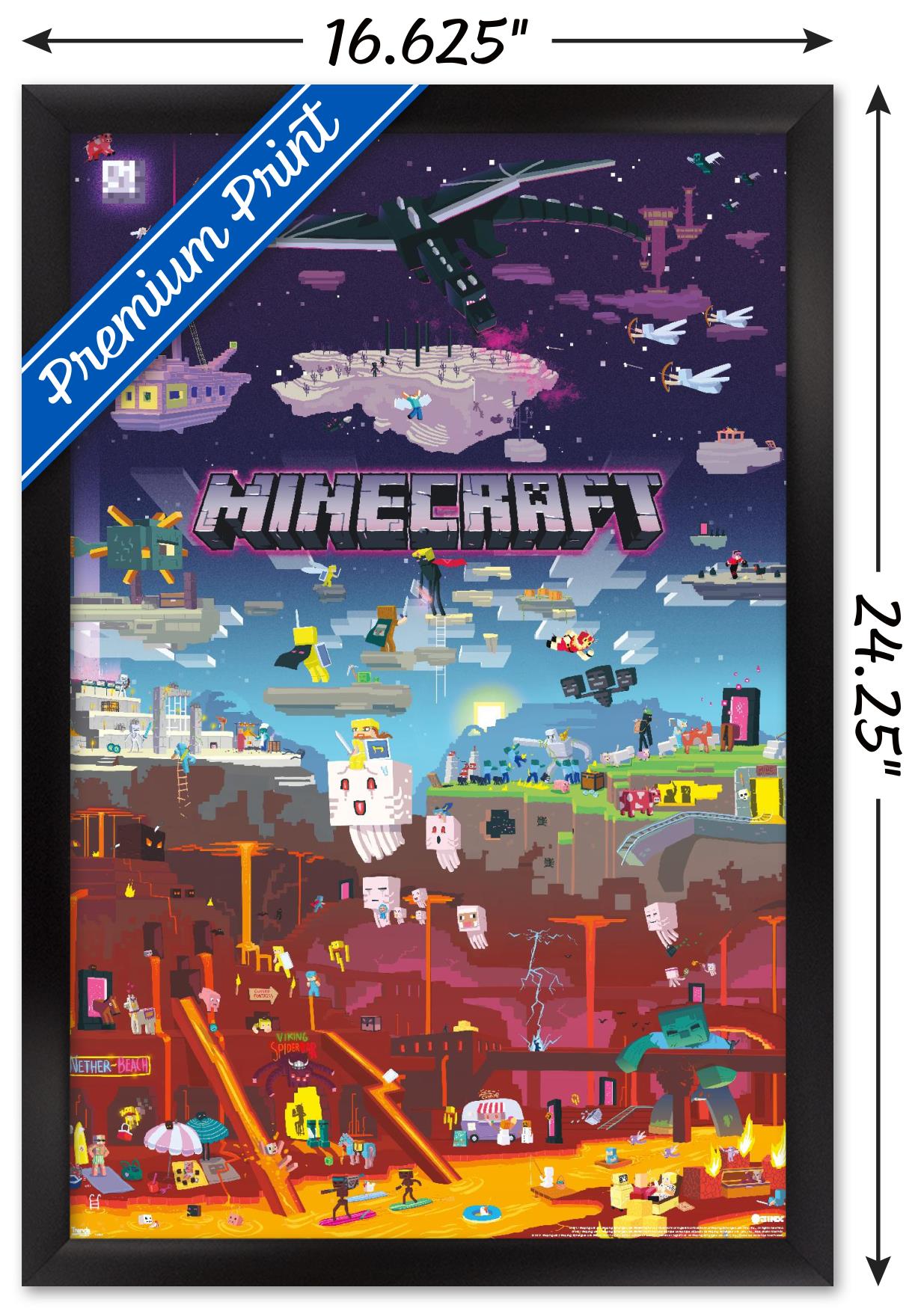 Minecraft - World Beyond 14x22 Poster | eBay