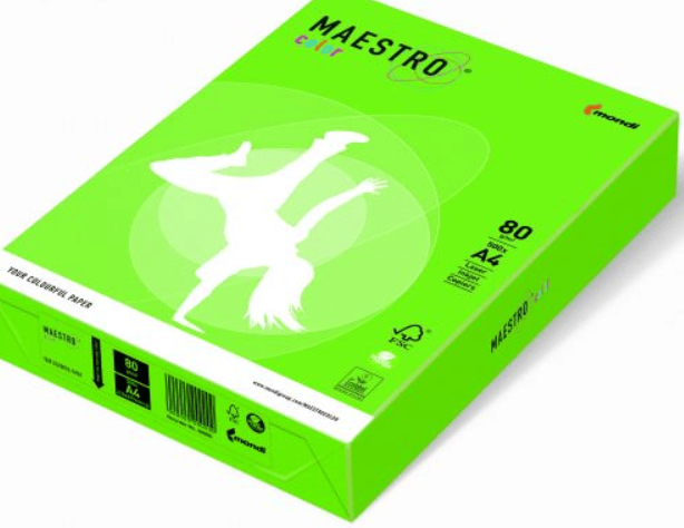 OfficeBox - MAESTRO COLOR JAVA GREEN PAPER 80GSM PACK
