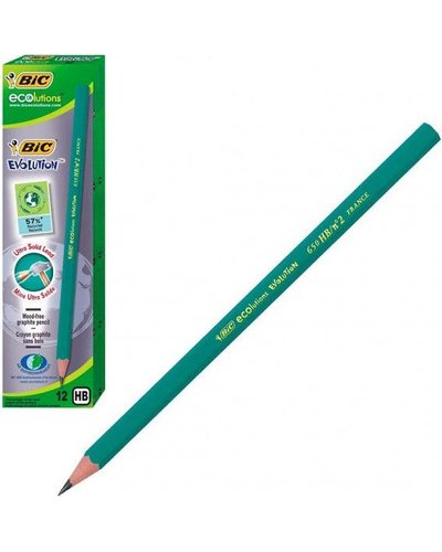 OfficeBox - Bic Graphite Evolution Pencil HB 12s
