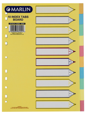 OfficeBox - File Dividers and Indices - Board