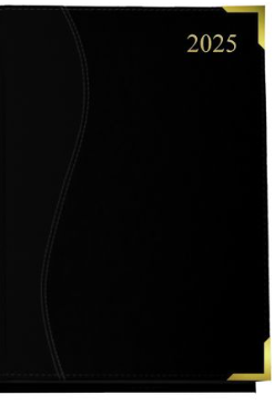 OfficeBox - A4 PAD EXECUTIVE DIARY BLACK 2024