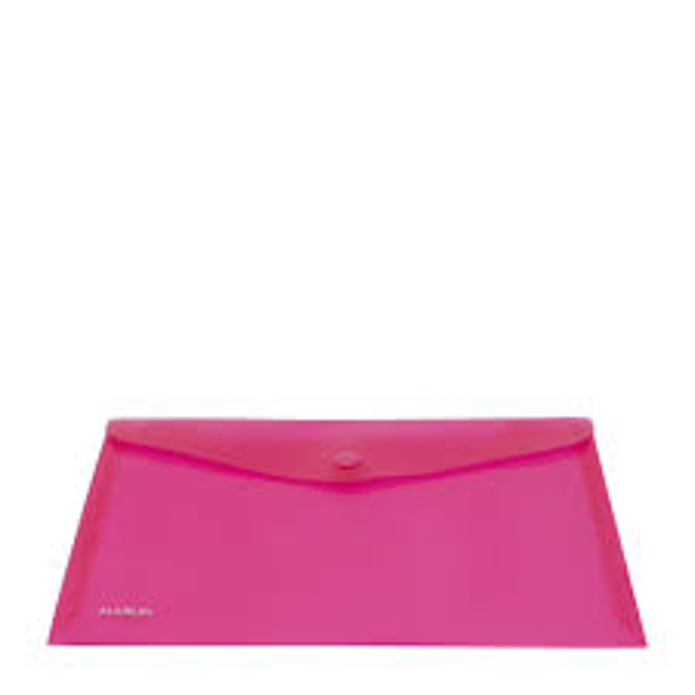 YourSchoolBox - DOCUMENT ENVELOPE BUTTON A4 MARLIN PINK