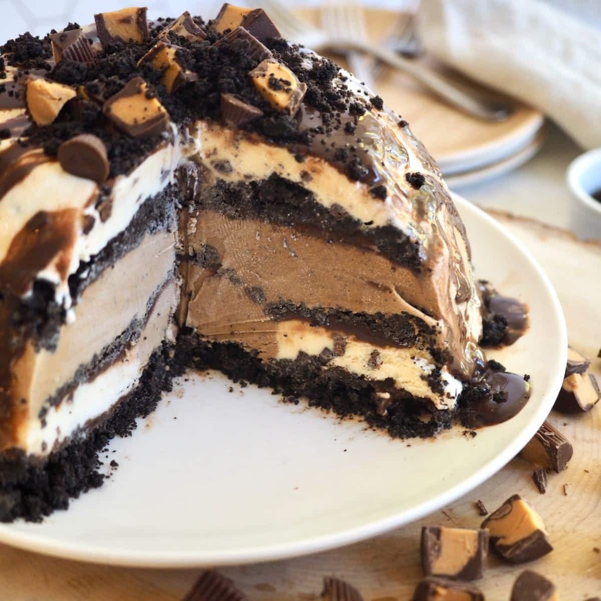 Mud pie ice cream store