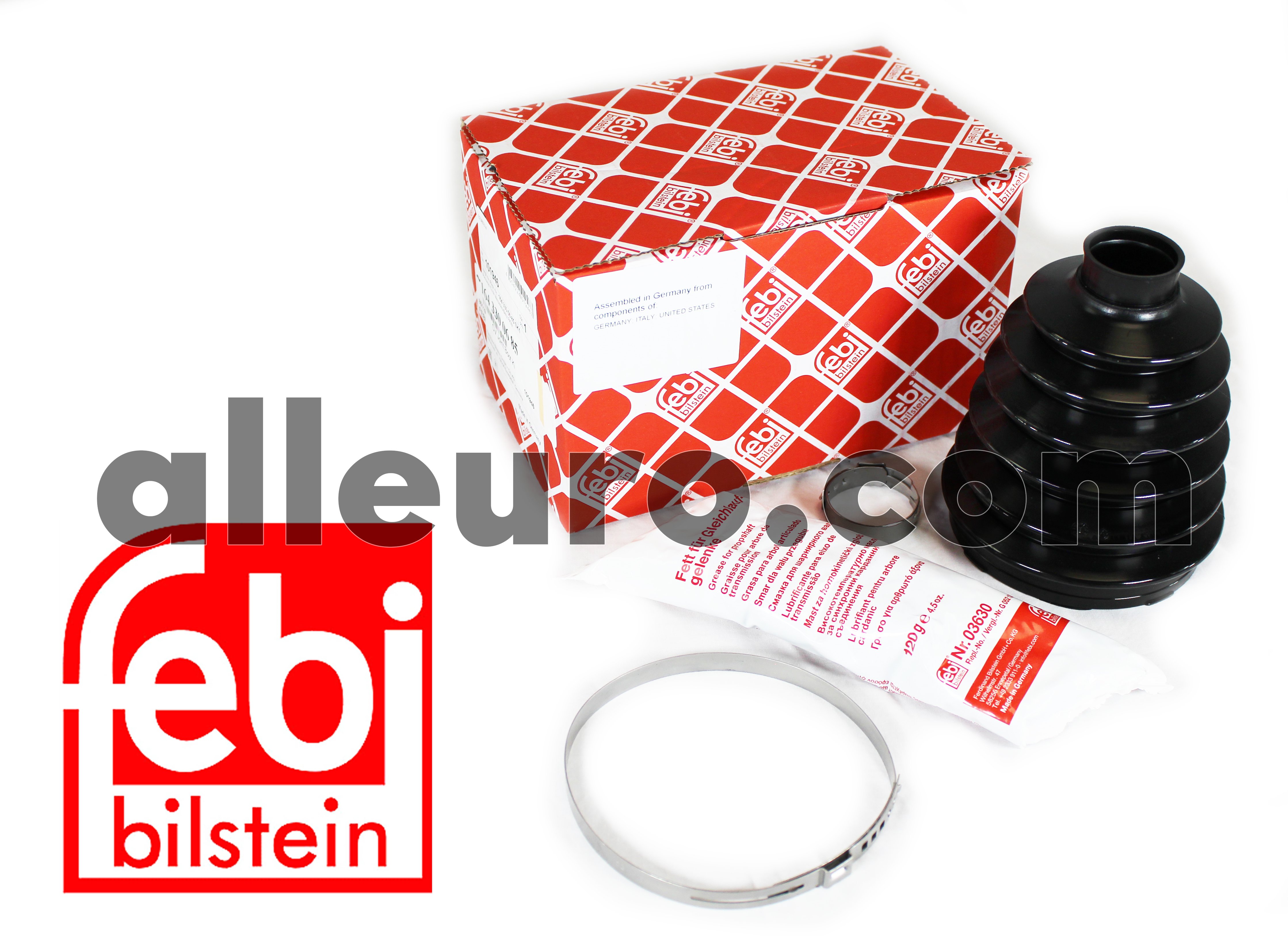 alleuro.com: Febi Bilstein Outer CV Joint Boot Kit 1643300685 101946