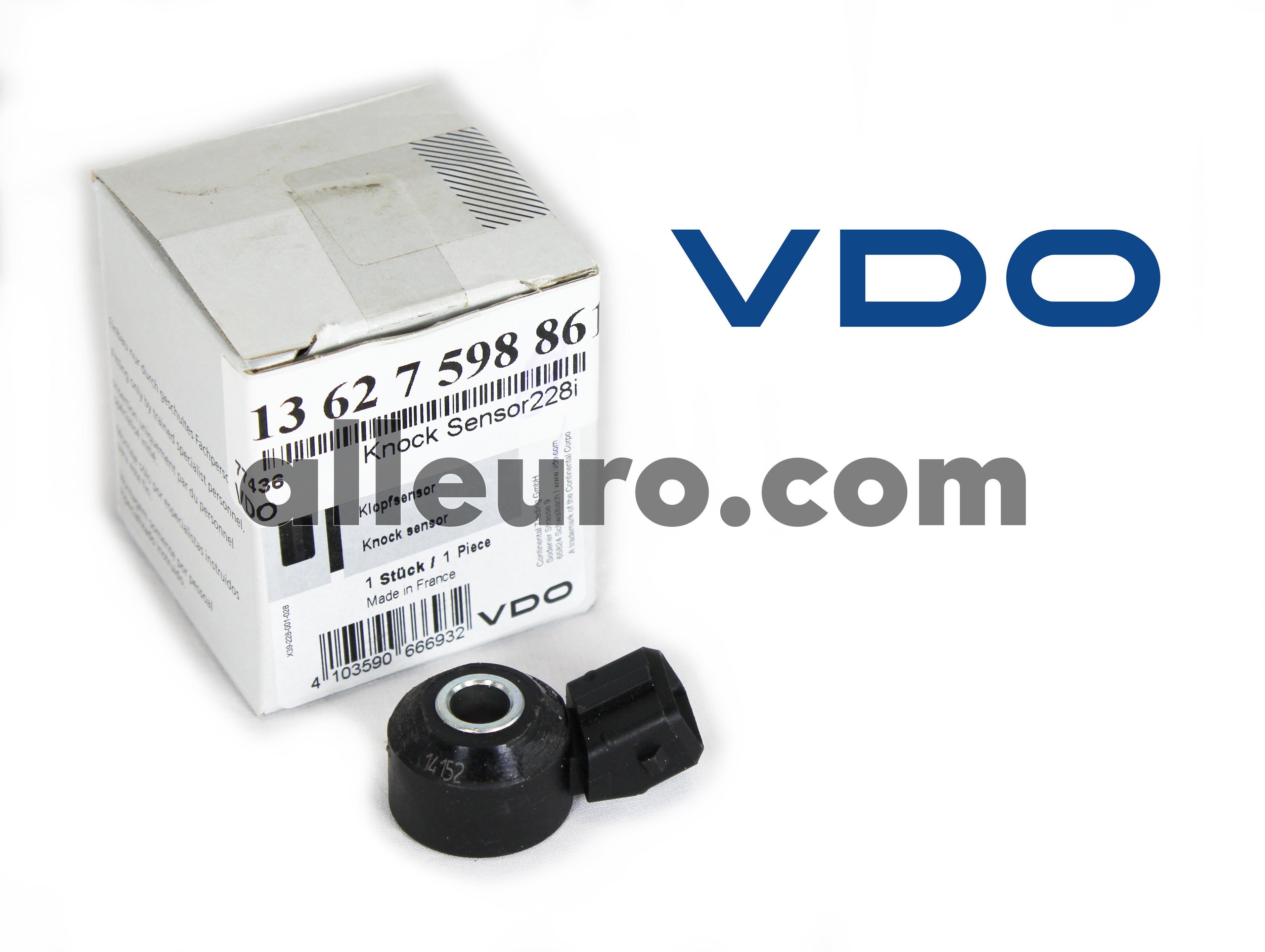 alleuro.com: VDO Ignition Knock (Detonation) Sensor 13627598861 A2C59506395