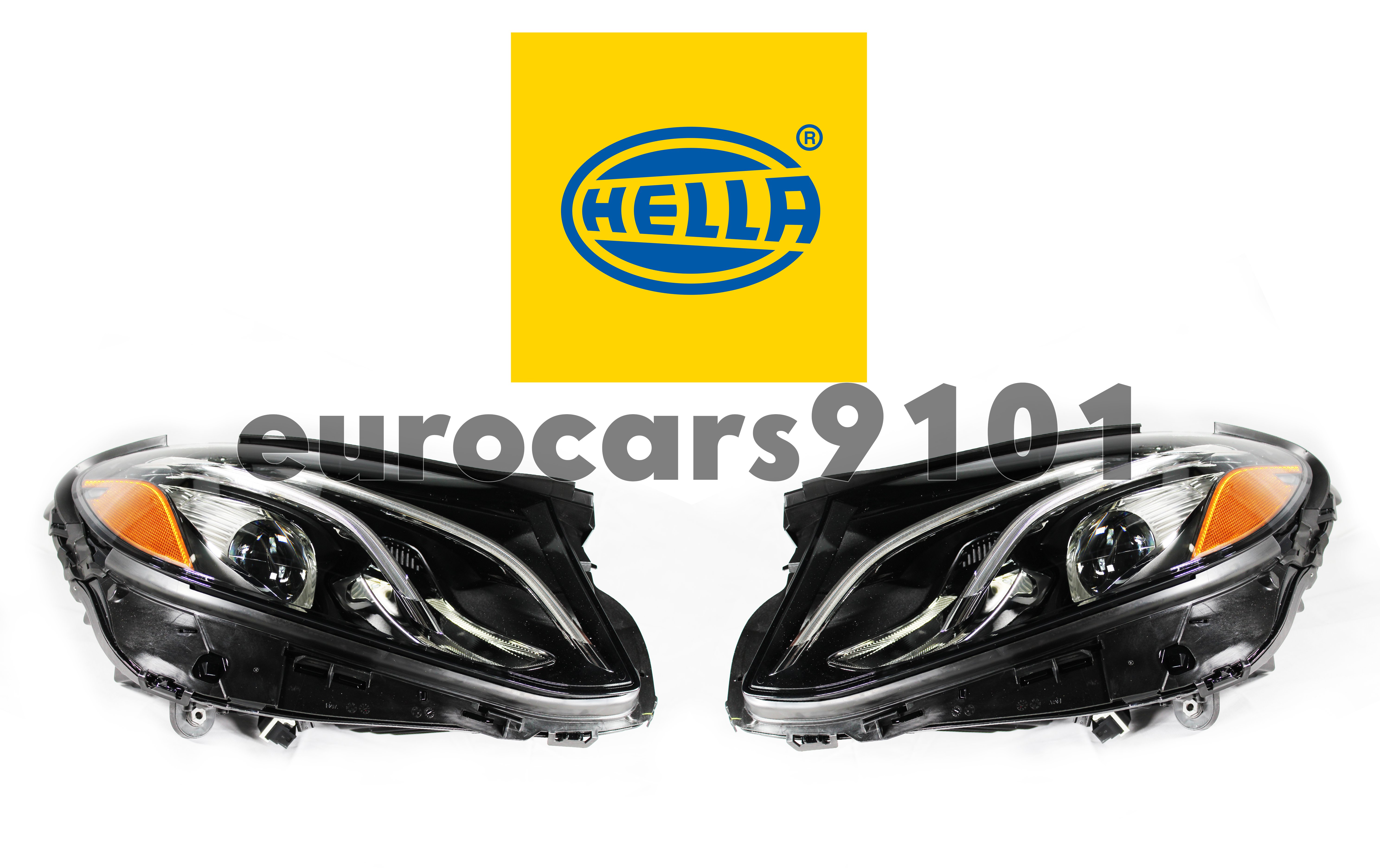 Mercedes-Benz E300 Hella Front Left Headlight Assembly 012076551 ...