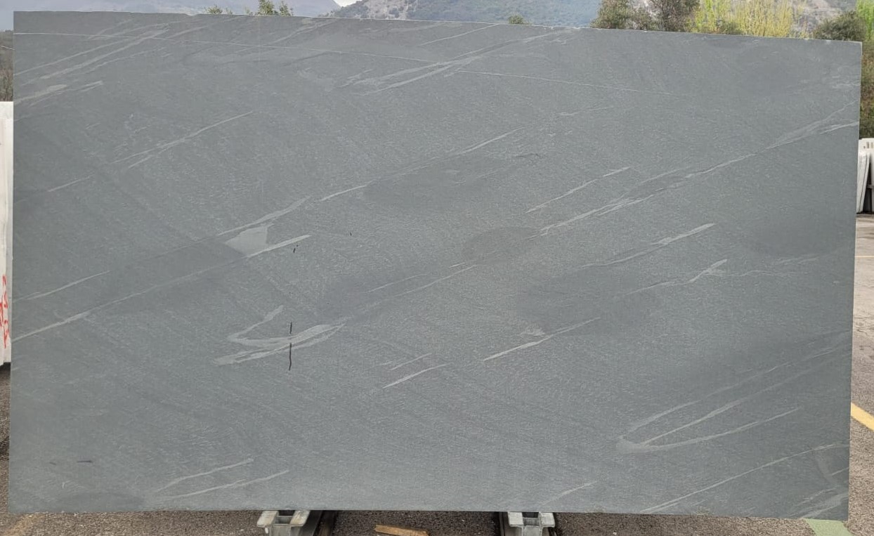 Pietra Cardoso Premium Honed Finish 3cm Gray Natural Stone Slate SLAB ...