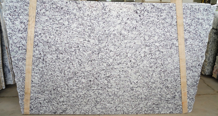 Ashen White Premium 3cm White Natural Stone Granite SLAB | Stratus Surfaces