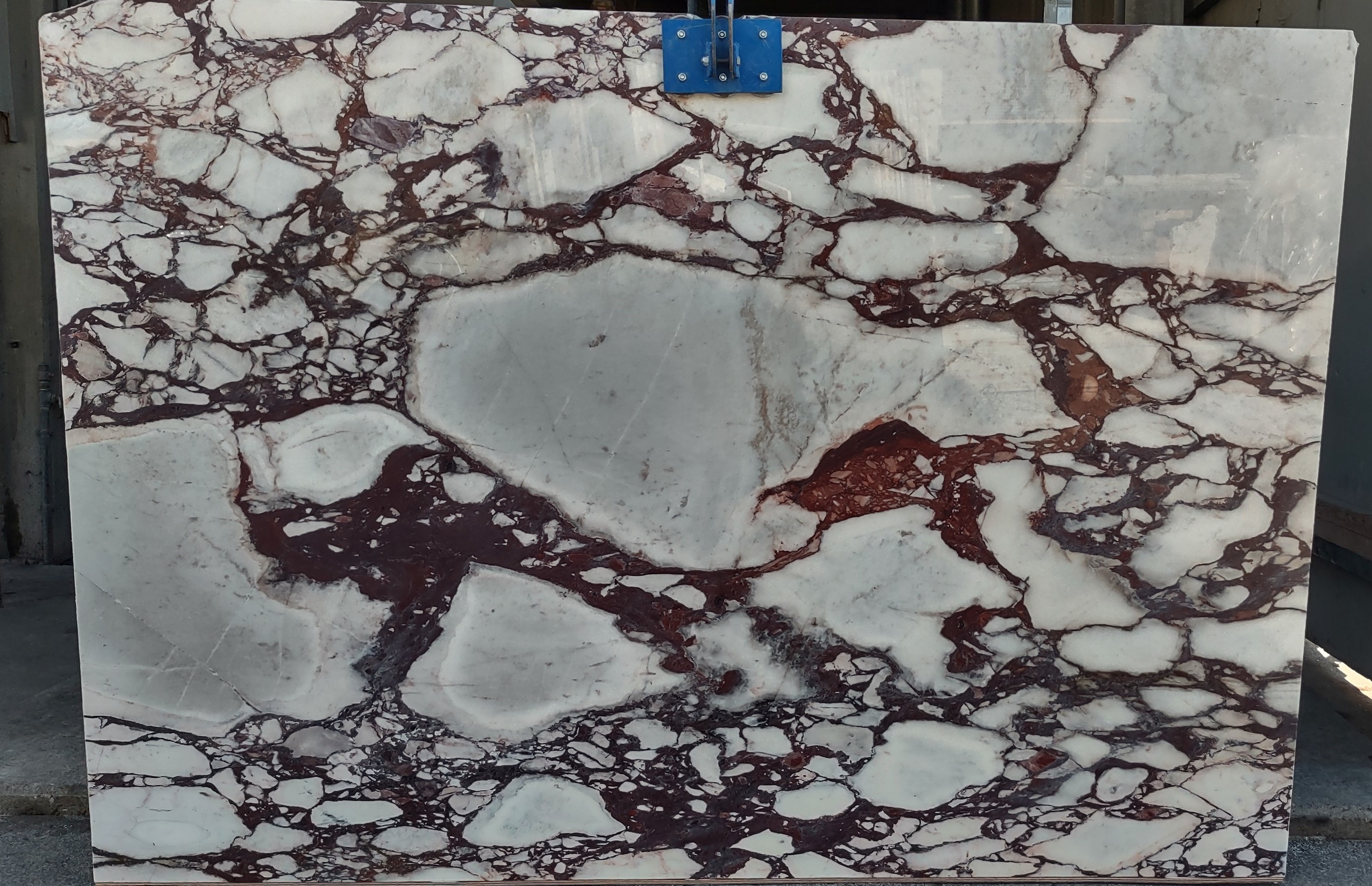 Calacatta Viola Premium Polished Finish 2cm White Natural Stone Marble SLAB | Stratus Surfaces