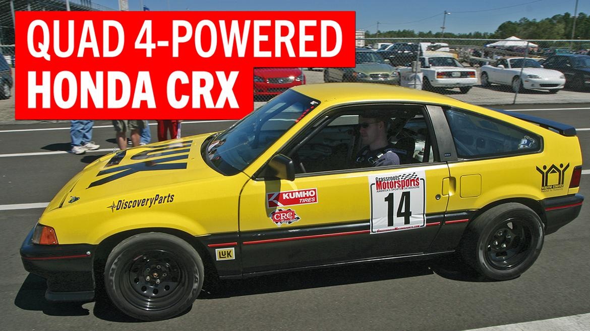 $2000 Challenge: A Honda CRX powered by a GM Quad 4 engine | News ...