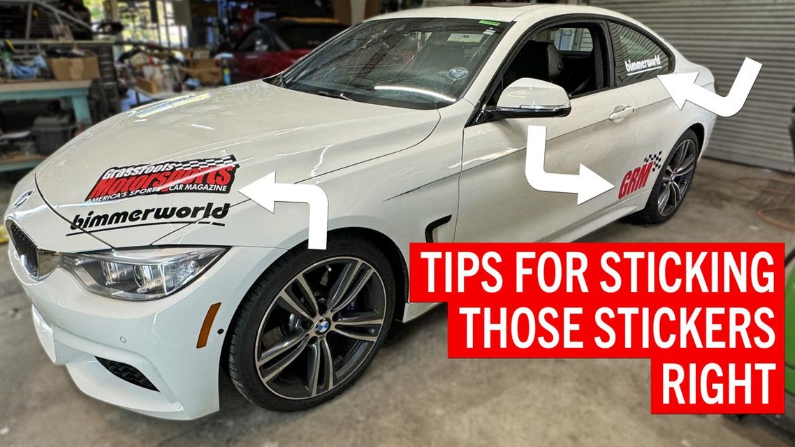 How to properly apply vinyl stickers to a car| Grassroots Motorsports ...