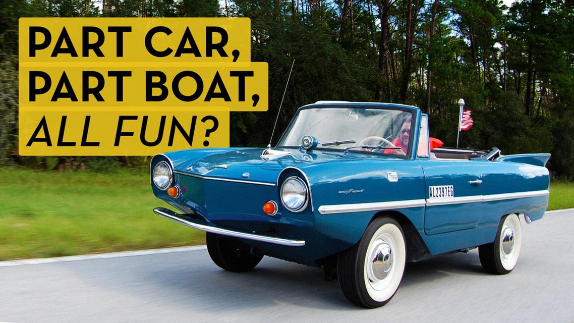 #TBT: Does the Amphicar actually succeed at being a car and a boat ...