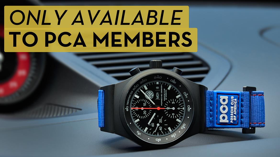 You can only buy this Porsche Design watch if you're a PCA member ...