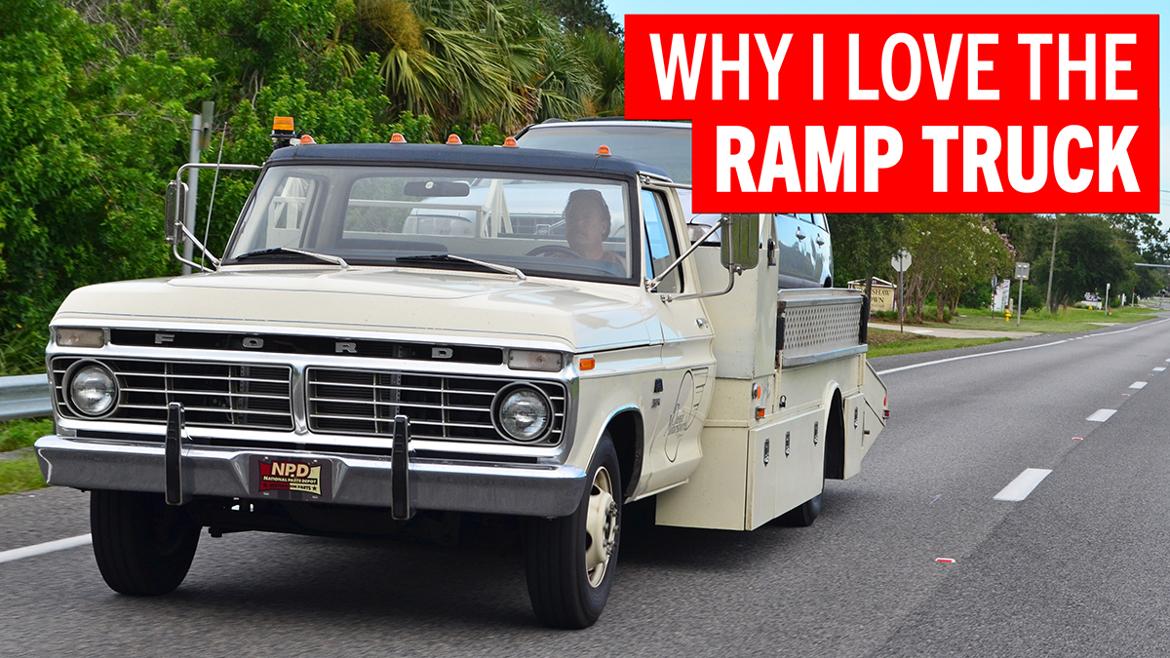There's never a dull moment when you drive the ramp truck | Ford F-350 ...