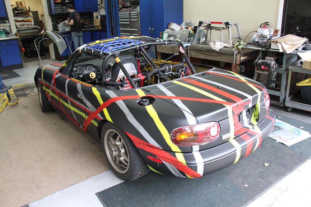 Our Miata Earns Its Stripes | Mazda Miata - Sunburst Yellow | Project ...