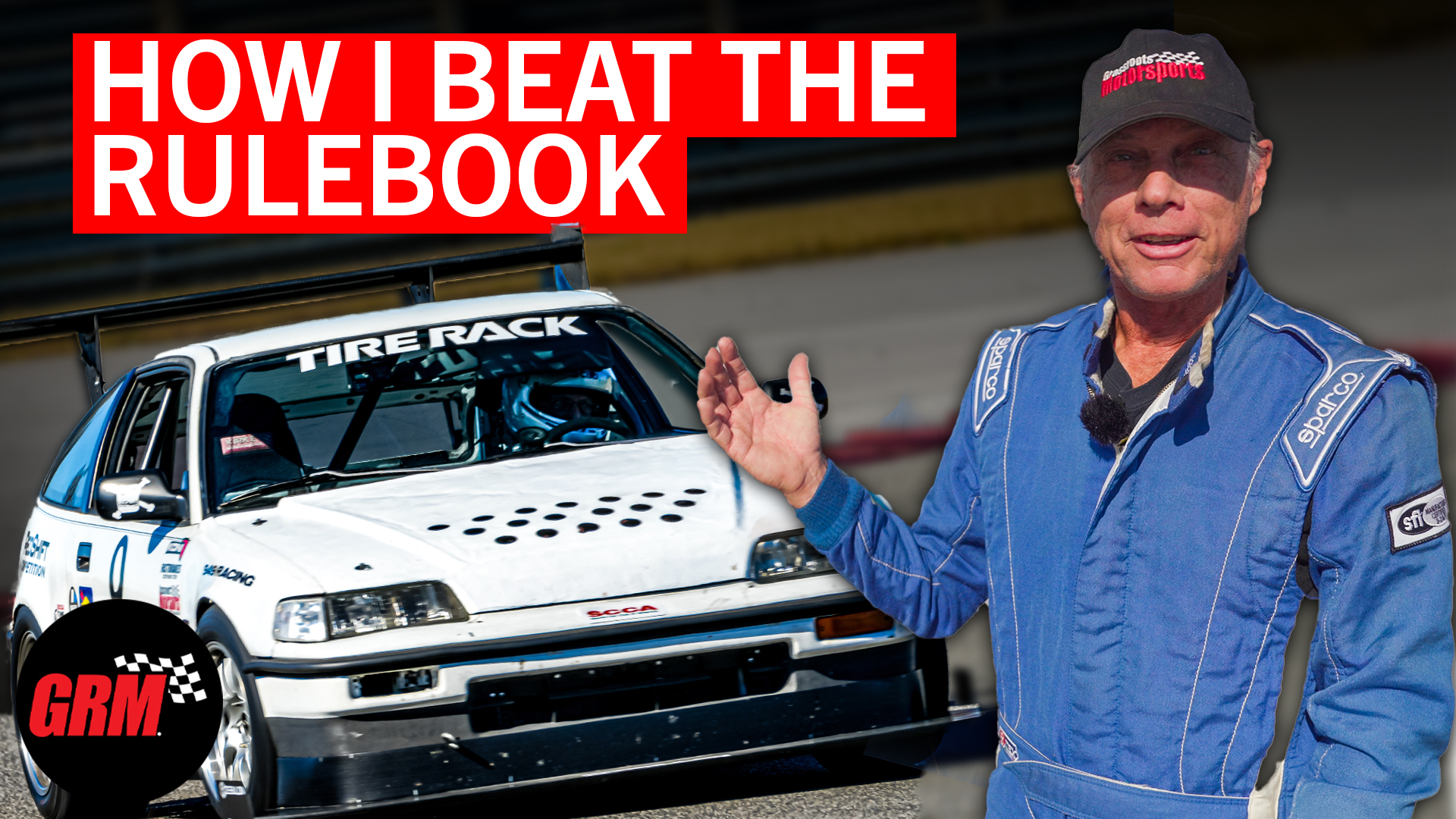 Video: A home-brewed Honda CRX race car built to dominate on track ...