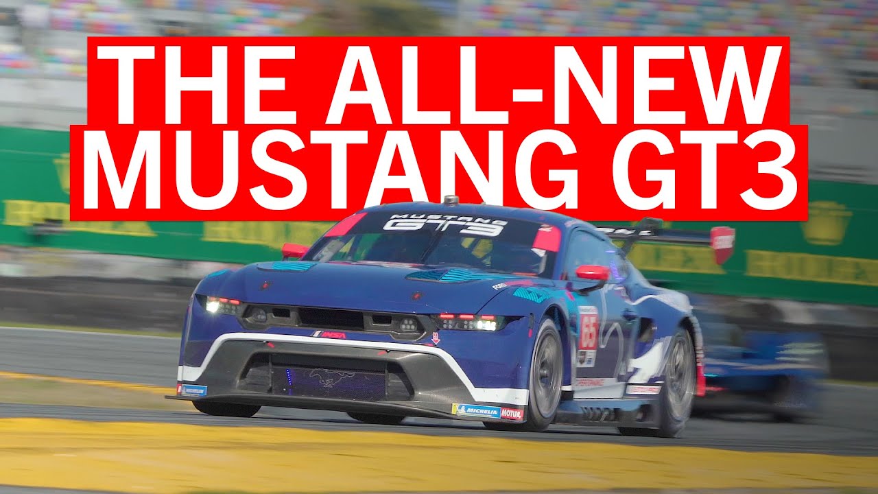 The all-new Ford Mustang GT3 debuts at Daytona| Videos | Classic ...