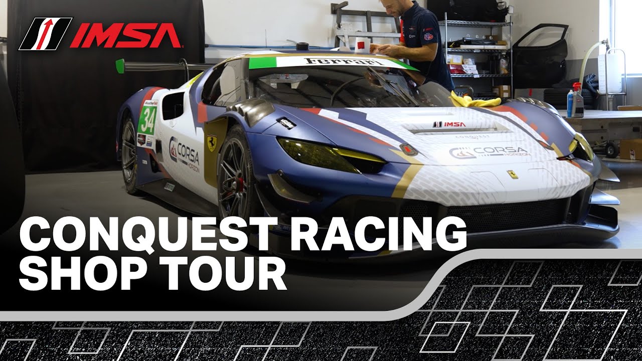 Video: Go behind the scenes with an IMSA race-winning prep shop| Videos ...