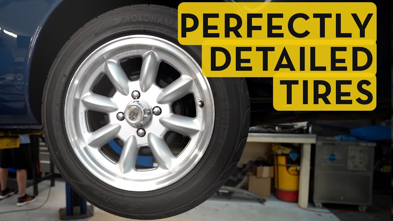 Video: How to clean and shine your tires like the pros| Videos ...