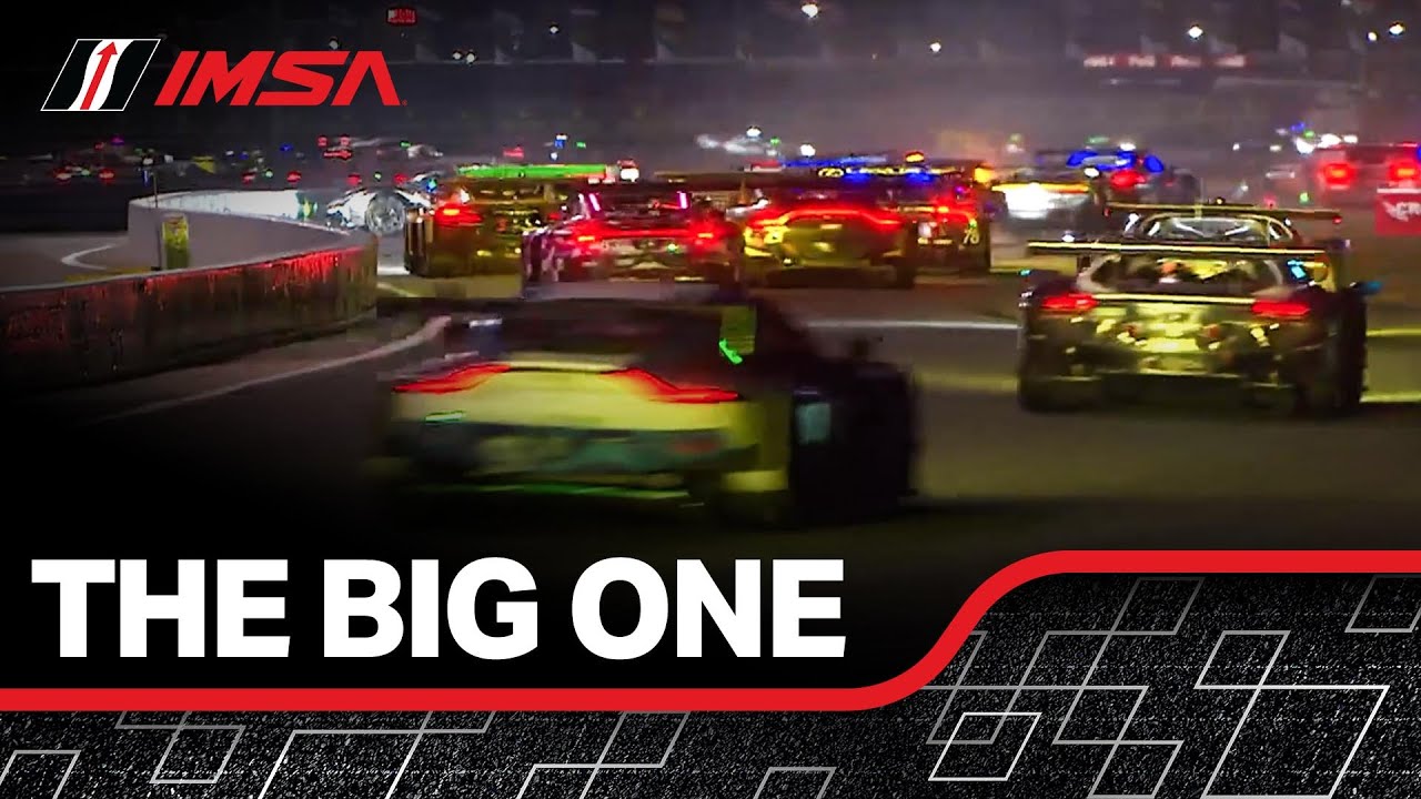 Video: This is the crash that took out 5 cars during the IMSA Rolex 24 ...