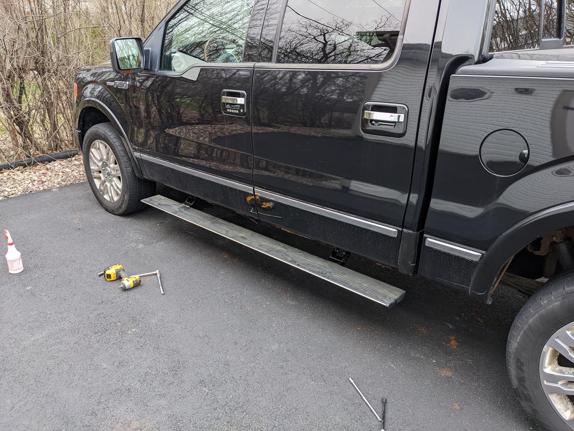 F150 power running board "fix" - has no one done this before ...