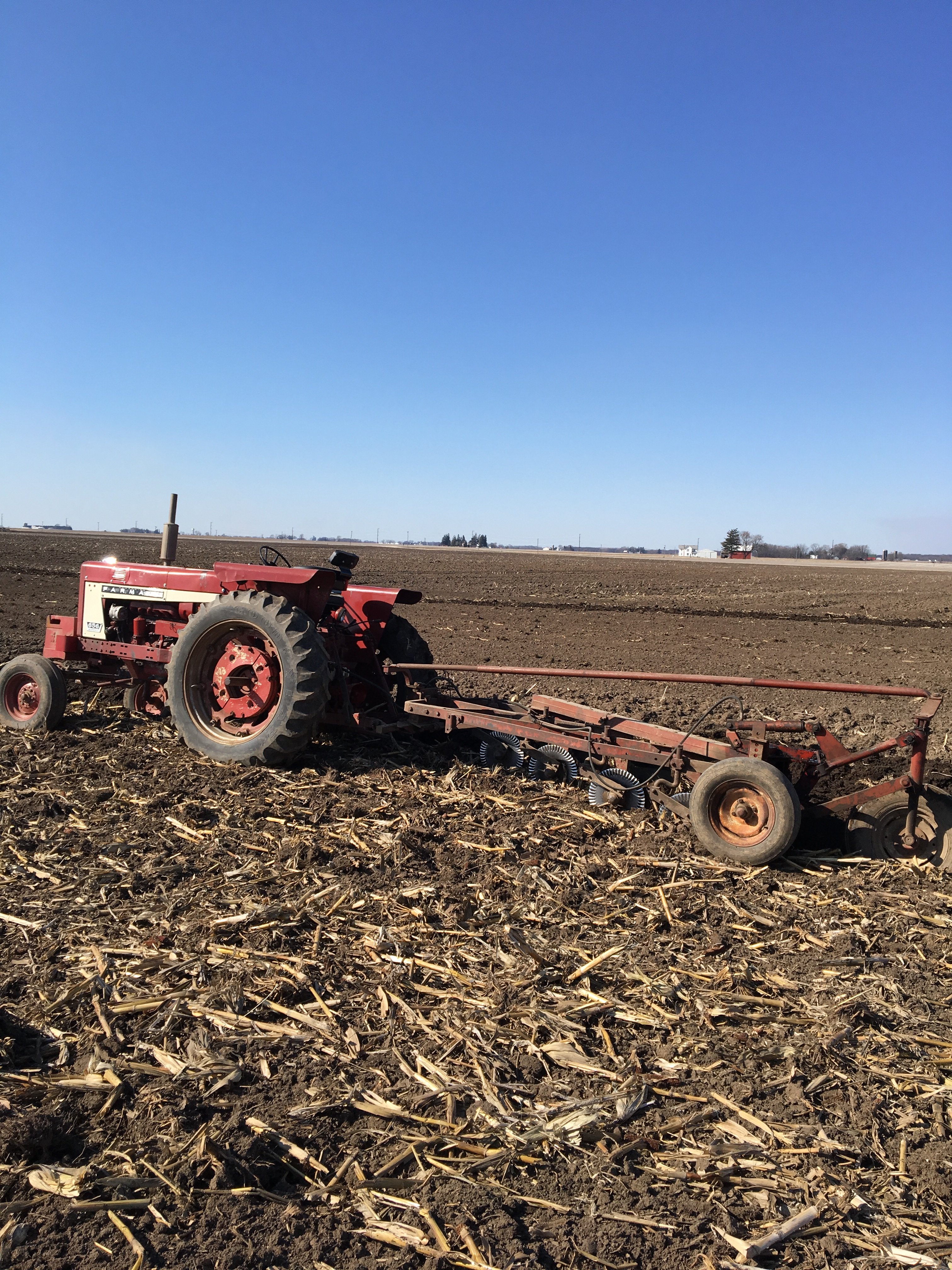 Spring plowing with the 656 - General IH - Red Power Magazine Community