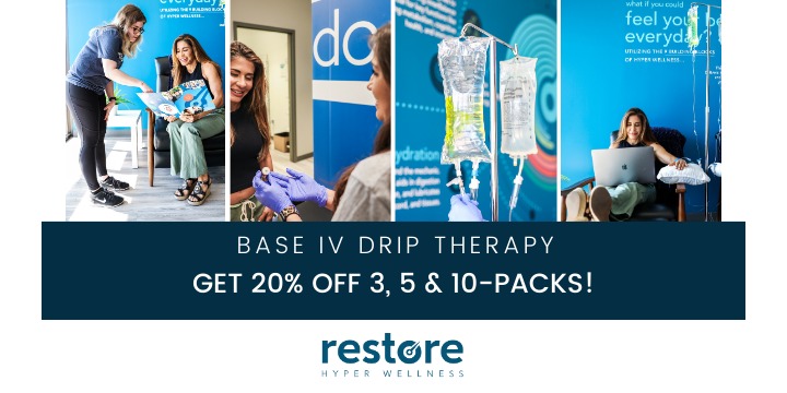 Restore Hyper Wellness - Pentagon City - IV Drip Therapy Base Get 20 ...