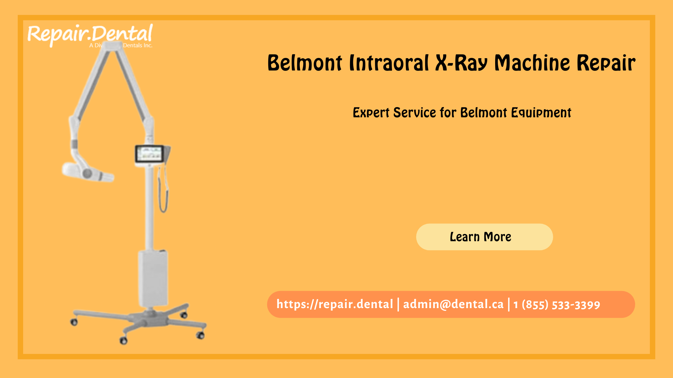Repair.Dental | Belmont Intraoral X-Ray Machine Repair