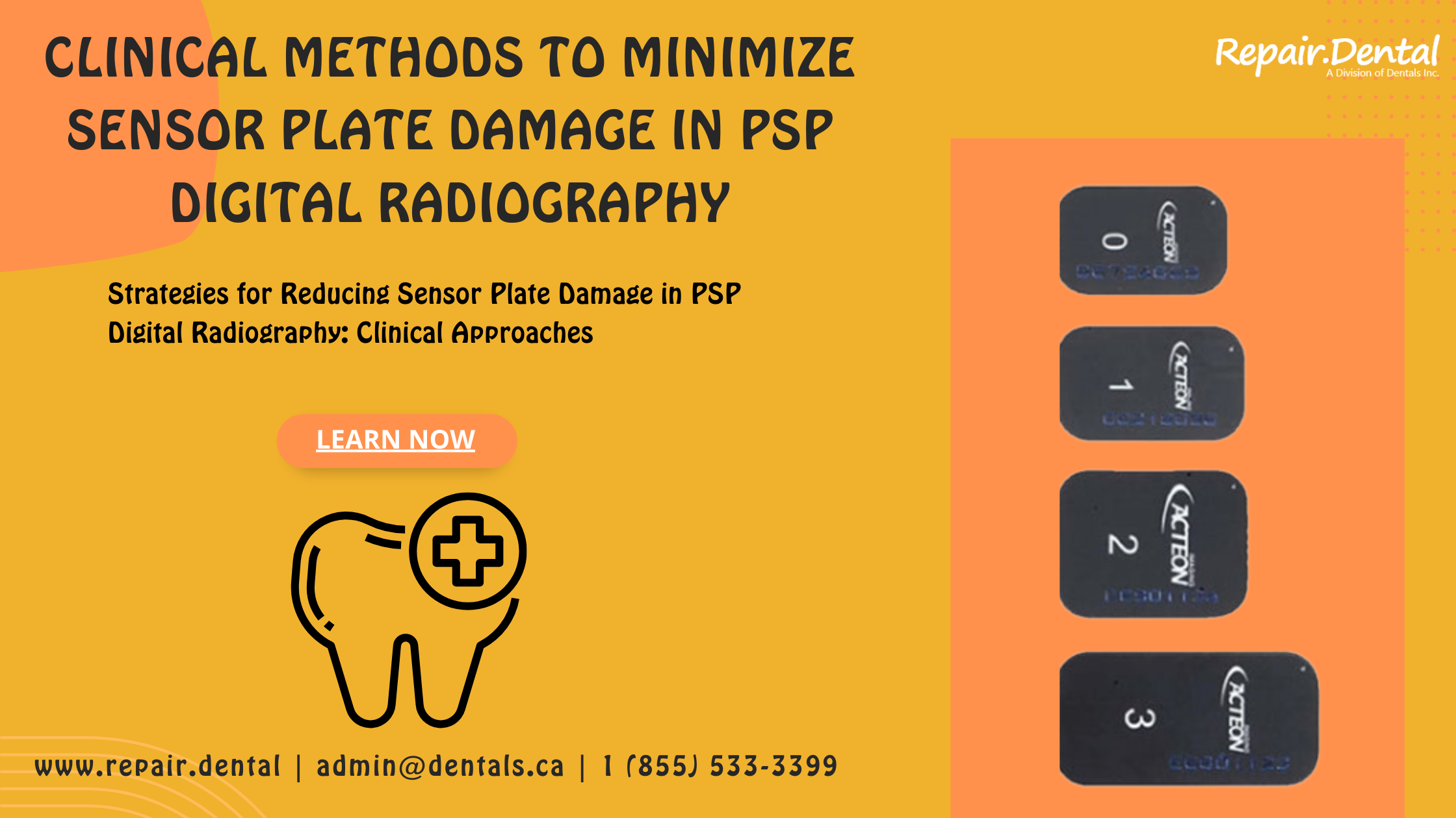 Minimize Sensor Plate Damage in PSP Radiography | Repair.Dental