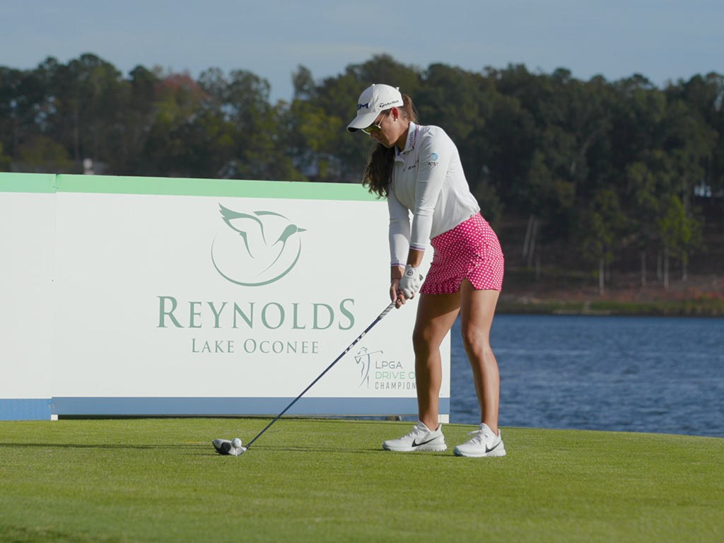 LPGA Tour player Maria Fassi visits The Kingdom at Reynolds Lake Oconee ...