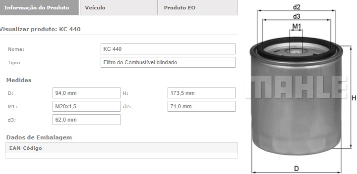 FILTRO FCD2093 KC0440 P9454 SCB0075 MM100020 H414WK WK9542X PSC403 ...
