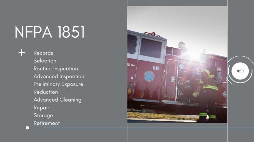 NFPA 1851 Guidance - Gear Wash, LLC