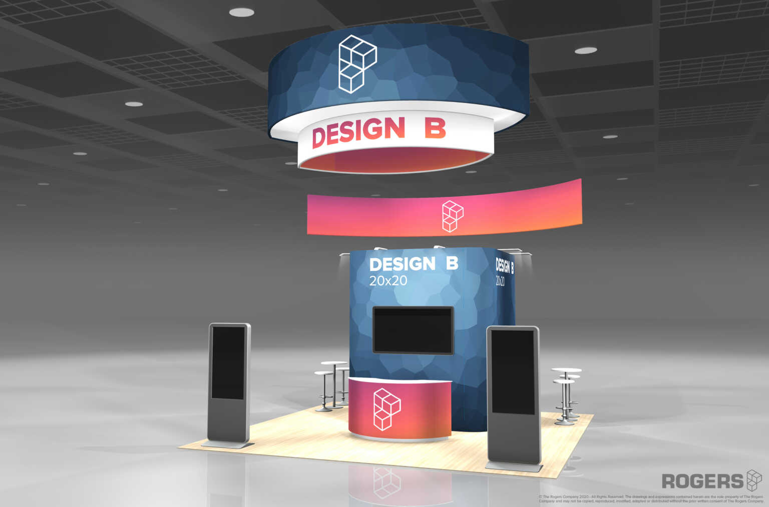 Trade Show Rental Displays - Rogers Rental Exhibit Program