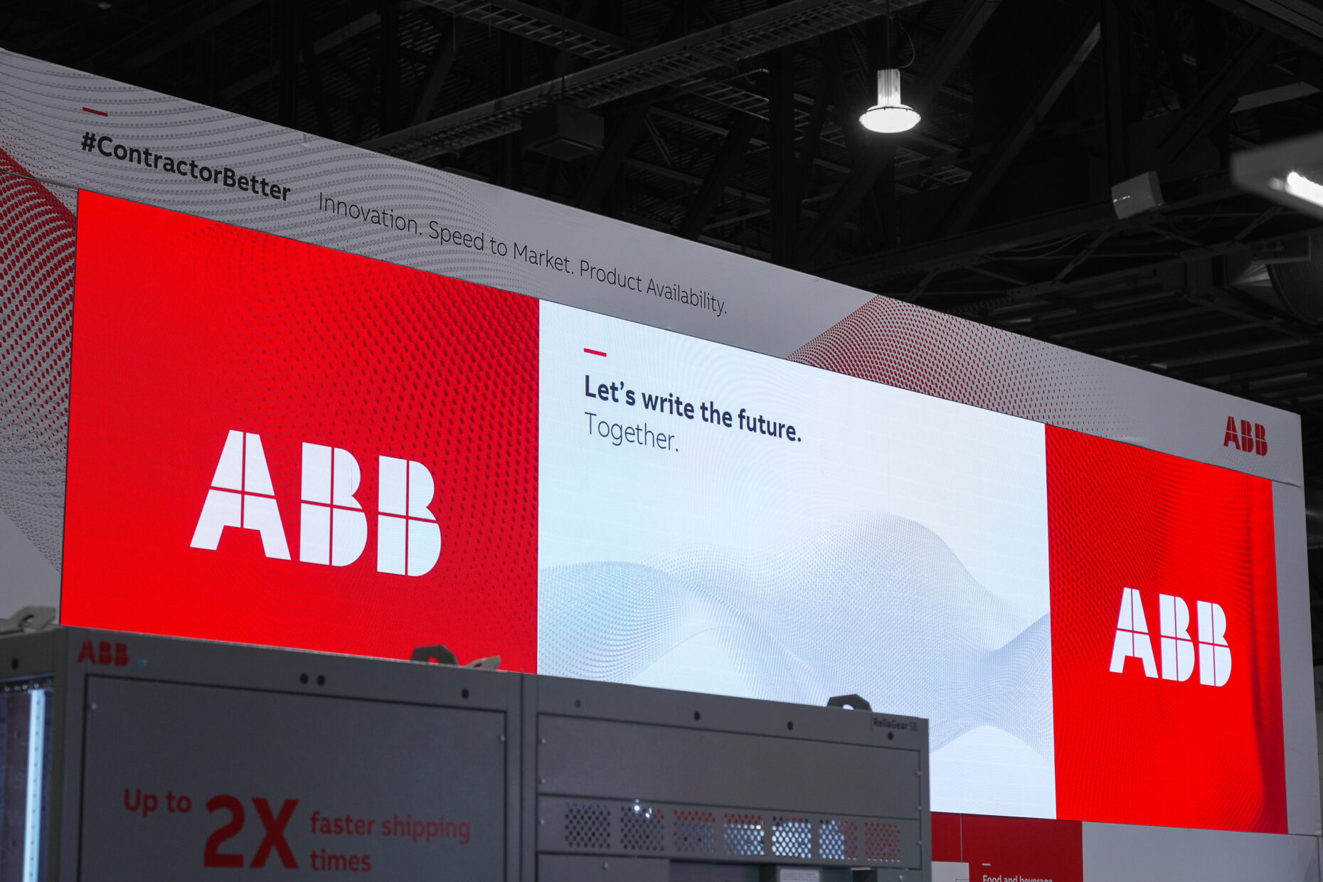 ABB wins the Best Booth & Show Stopper Awards at NECA 2023