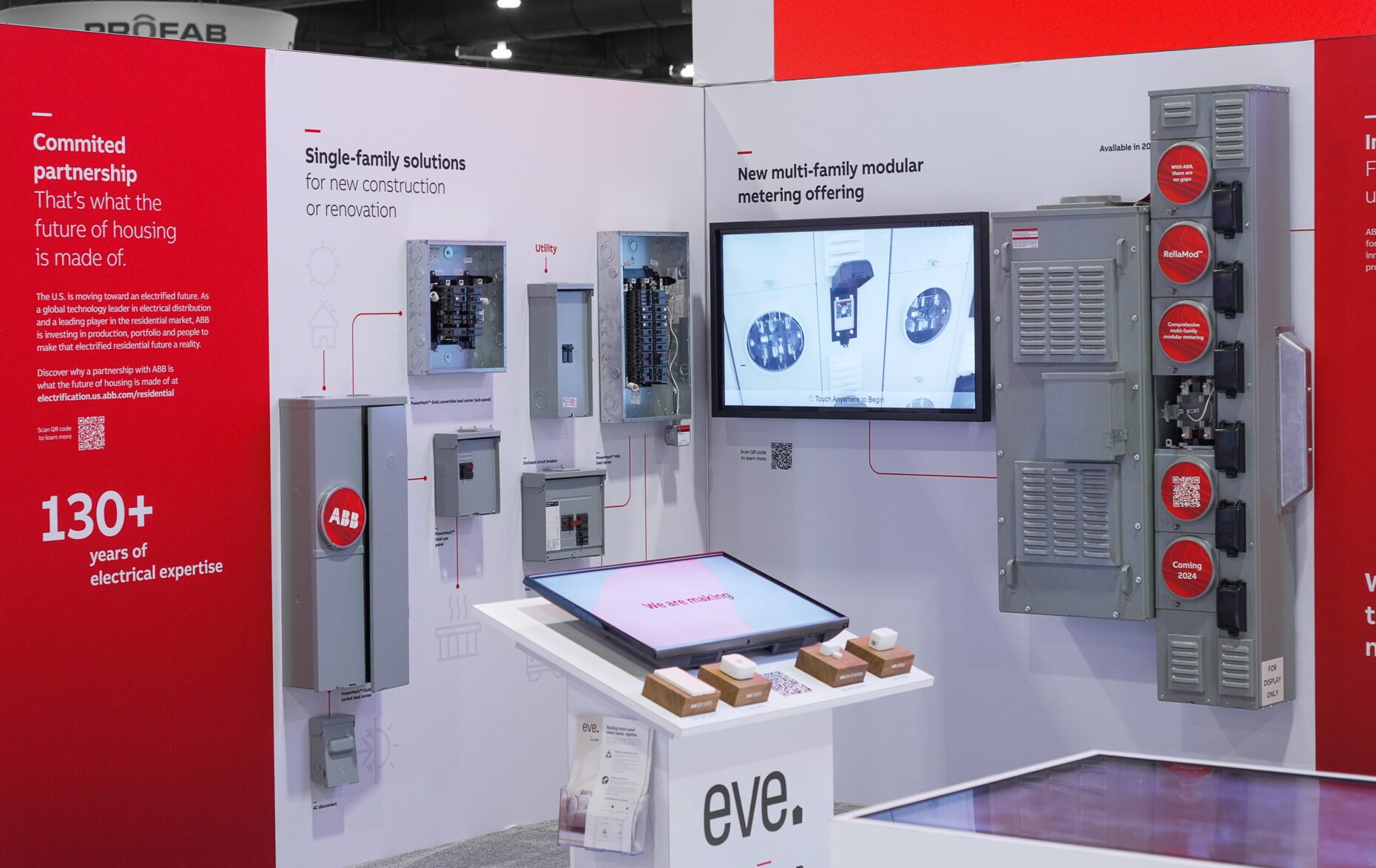 ABB wins the Best Booth & Show Stopper Awards at NECA 2023