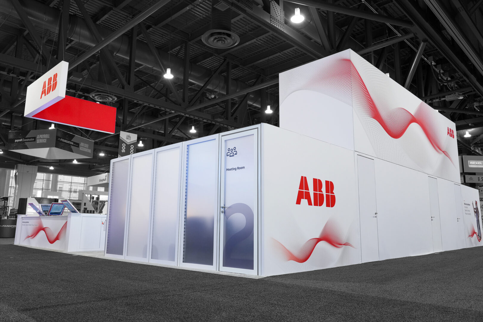ABB wins the Best Booth & Show Stopper Awards at NECA 2023