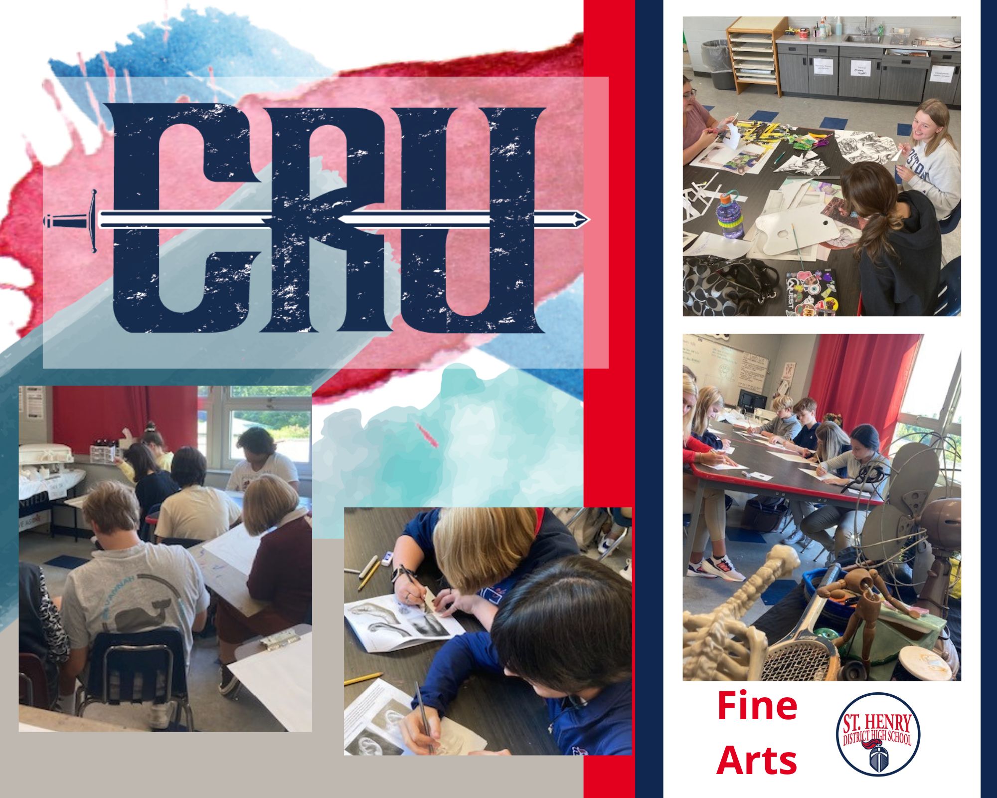 Visual Art starts off the school year strong! - St. Henry District High ...