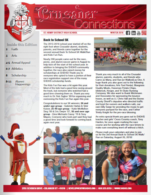 Crusaders Connections - St. Henry District High School