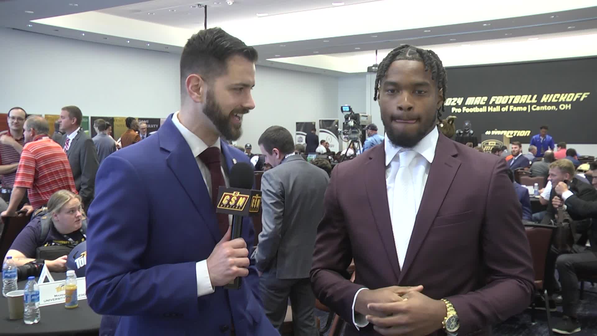 MAC Media Day Insider - Donte Kent - Chippewas All-Access - Powered by ...