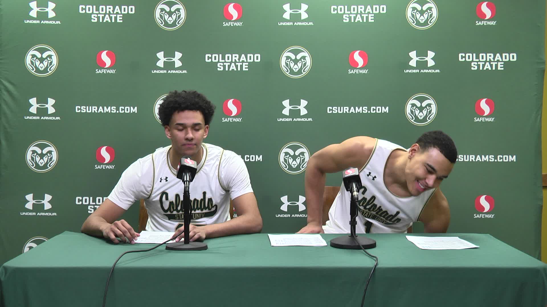 Colorado State Basketball (M): Player Post-Game (Weber State ...