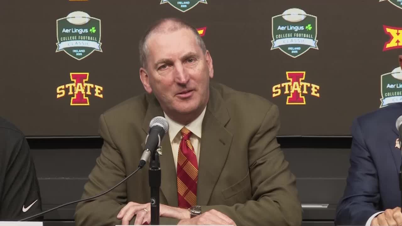 Iowa State To Ireland Press Conference - Cyclones.tv - Powered by ...